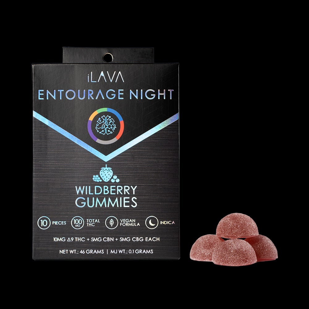 Entourage Night Multi Cannabinoid Watermelon Gummies - iLAVA