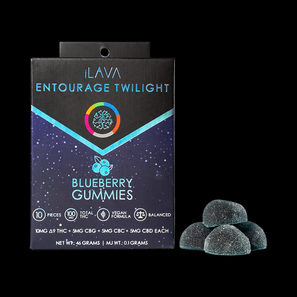 Entourage Twilight Multi Cannabinoid Blackberry Gummies - iLAVA